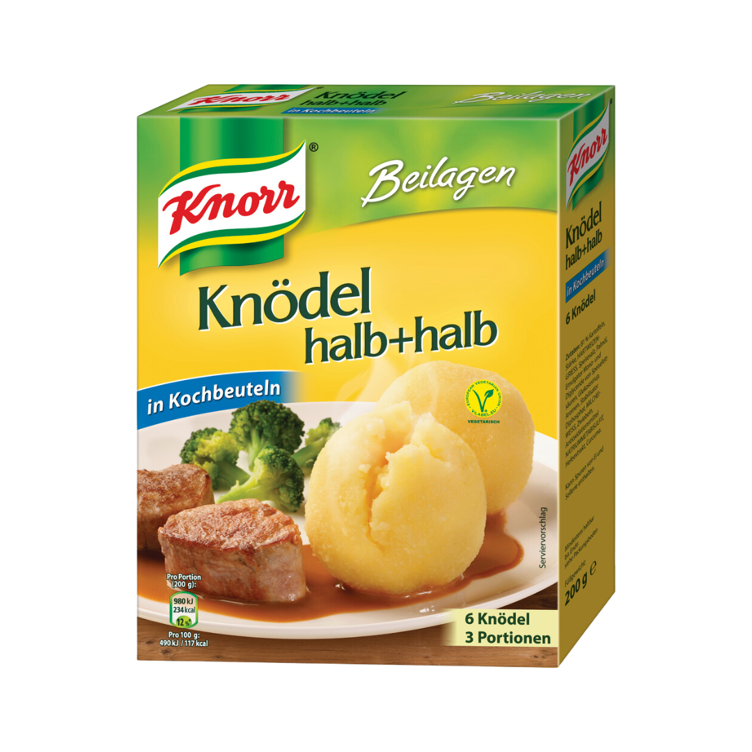 Haushalt-und-Genuss.at - Knorr Beilagen Kartoffelknödel halb+halb, 6 ...