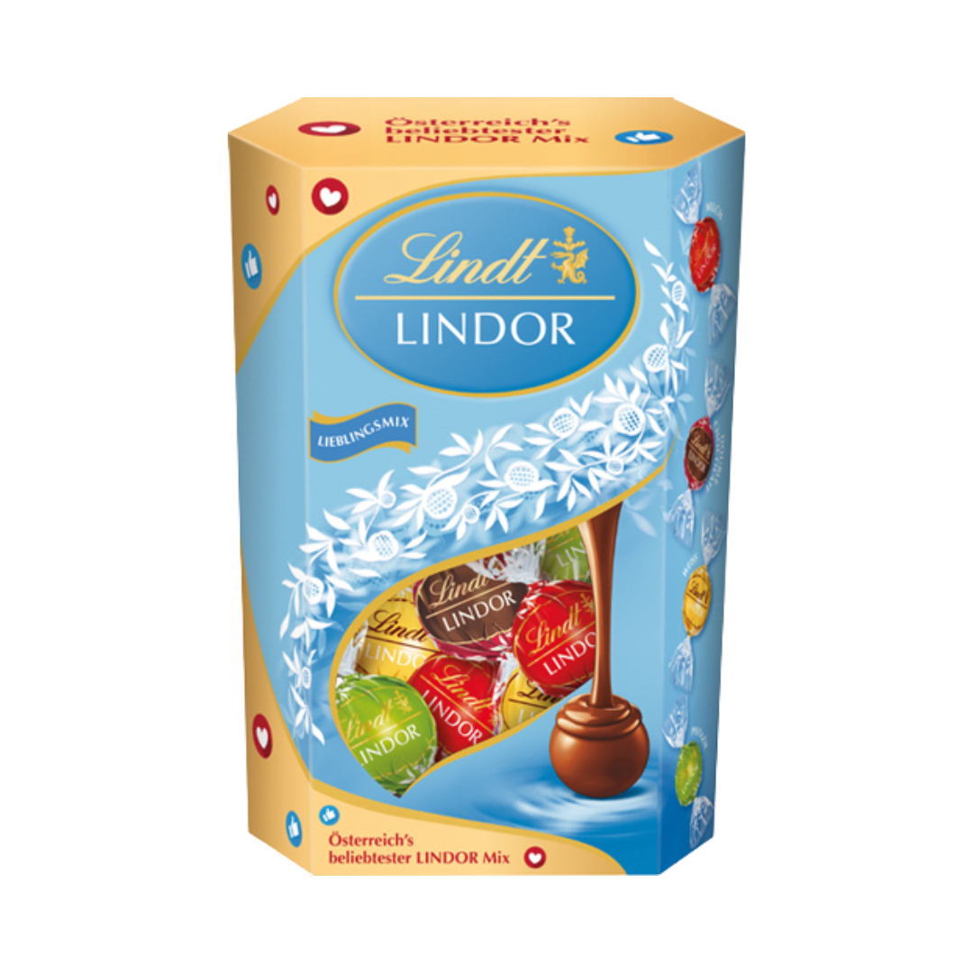 Haushalt-und-Genuss.at - Lindt Lindor Kugeln Lieblingsmix 4 Sorten, 200g